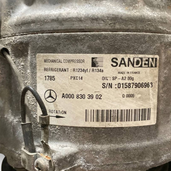 Compressore aria condizionata mercedes-benz classe c w205 2.2 diesel ...